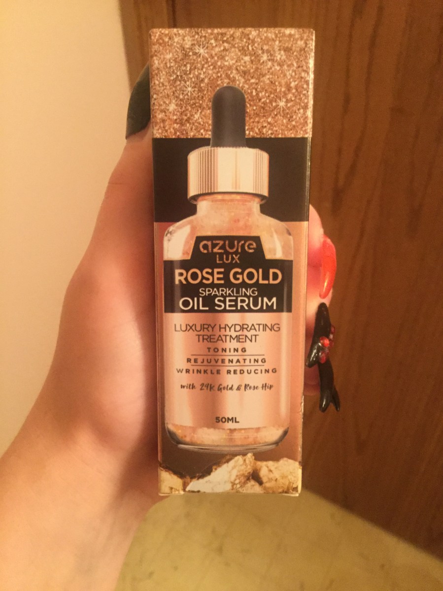 Azure Lux Rose Gold Sparkling Oil Serum | lifewithlilred