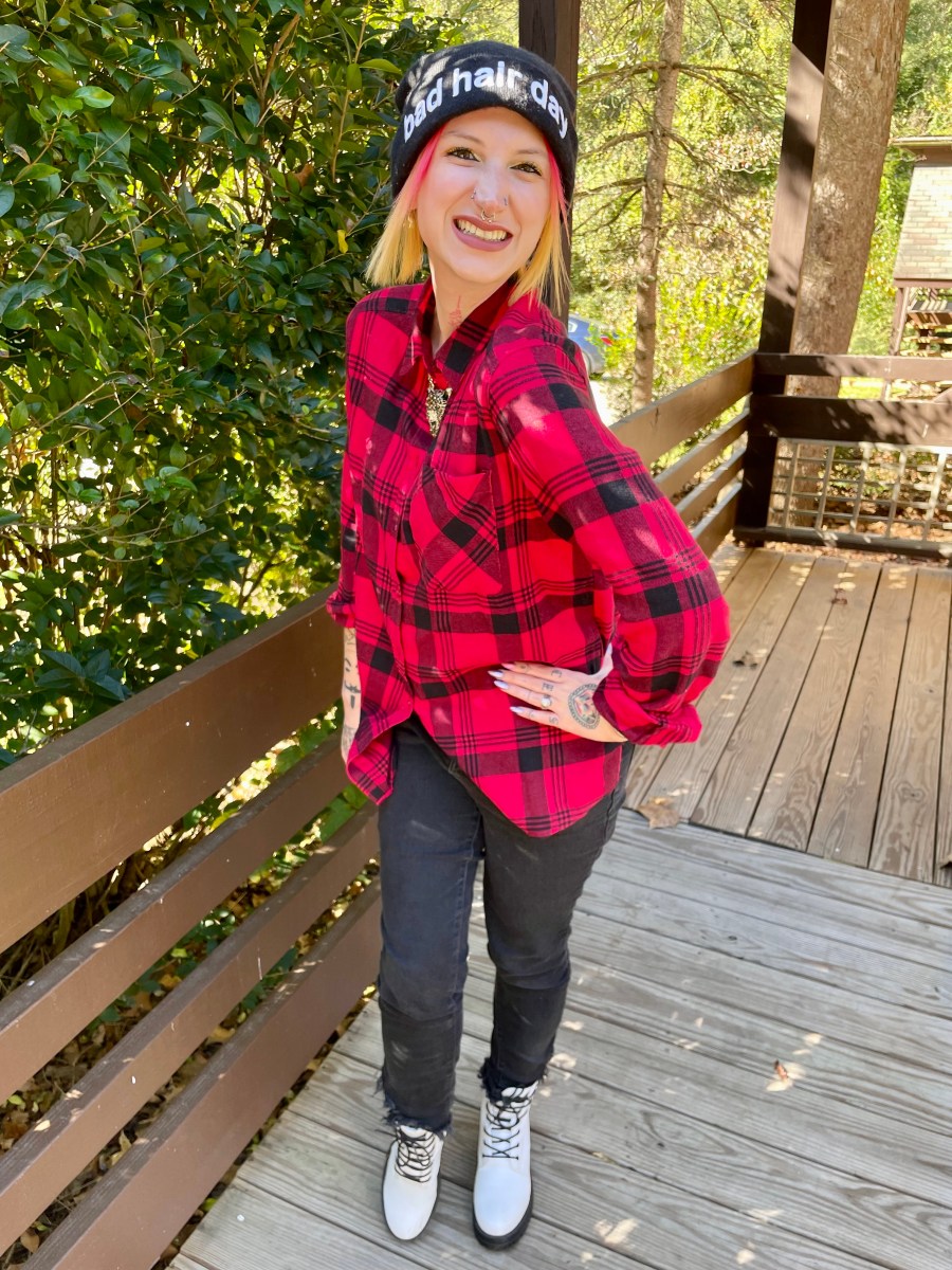 Fall Flannels OOTD | lifewithlilred